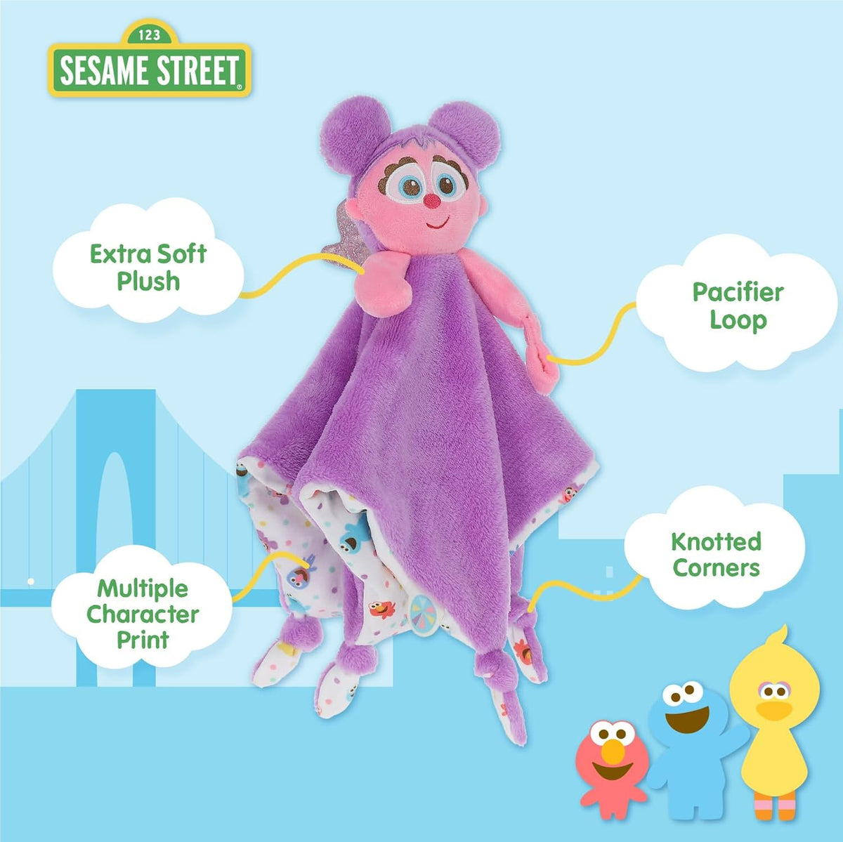 Sesame Street Abby Cadabby Baby’s First Blanky – Dimples Baby Brooklyn